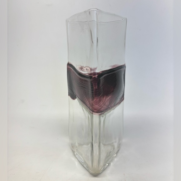 william salas | Art | William Salas Triangular Handblown Glass Vase ...